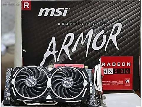 MSI RX 580 8GB OC ARMOR - MSI Ekran Kartı İlanları sahibinden.com'da ...
