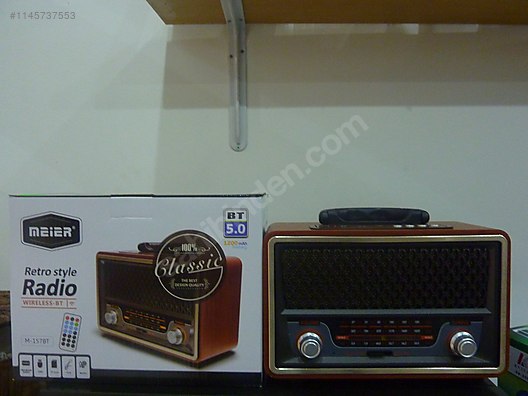 Diğer / MEİER M-157BT NOSTALJİ RETRO FM RADYO BLUETOOTHLU ŞARJLI sahibinden.comda - 1145737553
