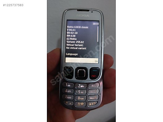 Nokia / 6303i Classic / NOKİA 6303c-i FULL ORJİNAL TELEFON sahibinden.comda - 1225737583