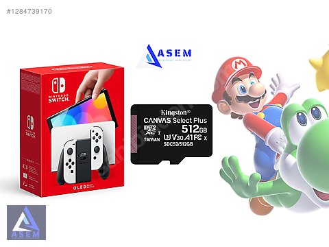 OLED Nintendo | 80 Oyun | 512 GB Kartlı | Hediyeli | Takas Olur sahibinden.comda - 1284739170