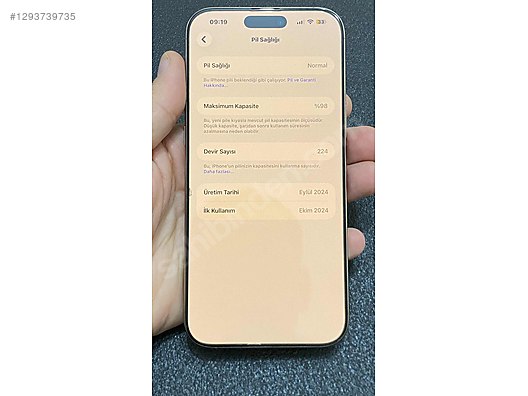 Apple / iPhone 16 Pro Max / İPHONE 16 PRO MAX 256GB ÇÖL sahibinden ...