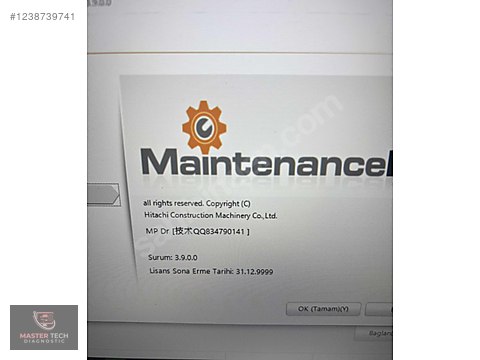 Hitachi Maintenance Pro 3.9.0.0 Arıza Tespit Yazılımı TÜRKCE sahibinden ...