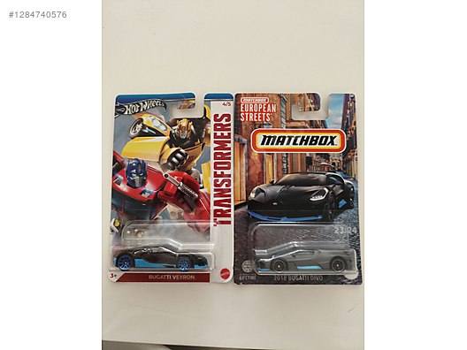 HW Transformers Bugatti Veyron+Matchbox uzun kart Bugatti Divo on ...