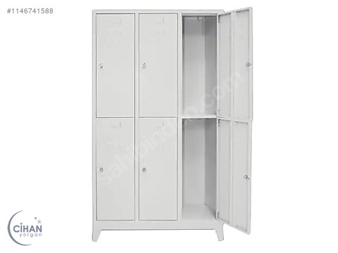 Cupboard / Locker Changing Room / 6 KAPILI SOYUNMA DOLABI / METAL İŞÇİ ...