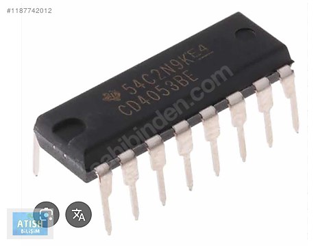 CD4053BE, CD4053, DIP-16 Entegre Devre sahibinden.comda - 1187742012