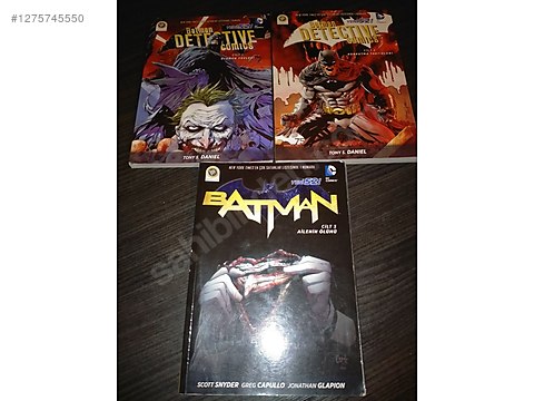 Marvel DC çizgi roman batman dedektif üç kitap sahibinden.comda ...