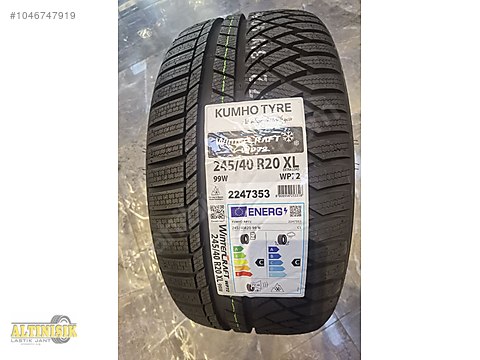 KUMHO 245/40R20 XL WP72 KIŞLIK LASTİK 2022 ÜCRETSİZ KARGO sahibinden ...
