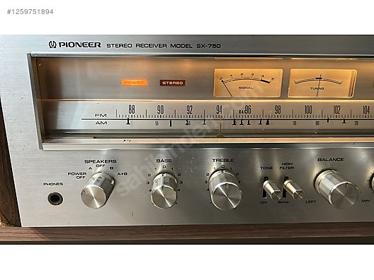 Pioneer Receiver Amfi - PIONEER RECEIVER SX-750 - 1259751894