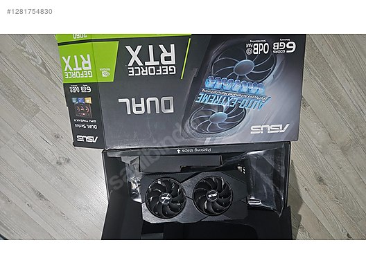 ASUS GeForce DUAL RTX 2060 EVO 6GB sahibinden.comda - 1281754830
