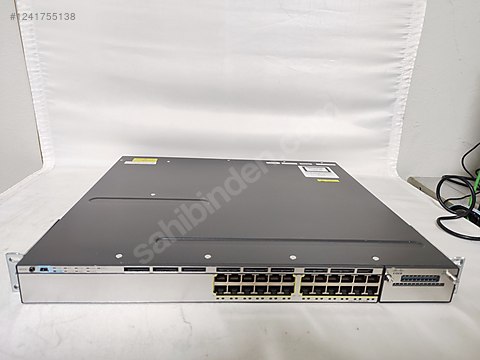 Cisco 3750X 24T-L ÇİFT PSU L3 Gigabit Yönetilebilir Switch - Switch ...