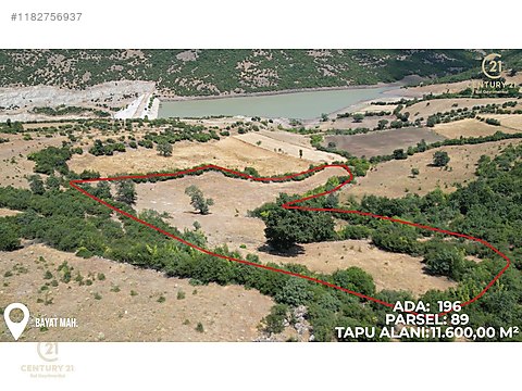 C21 BAL'DAN BAYAT MAHALLESİNDE BARAJ MANZARALI PARSEL - Satılık Arsa ...
