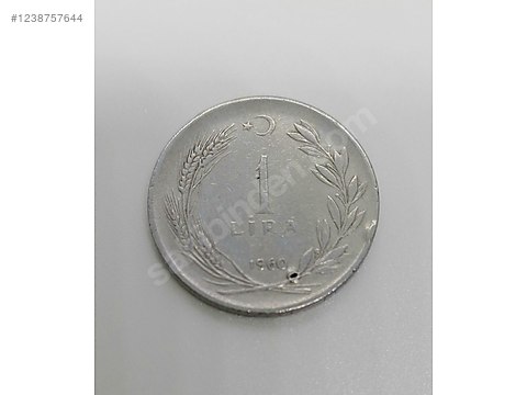 Cumhuriyet Dönemi / 1960, 1 TL Eski Para sahibinden.comda - 1238757644