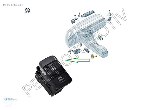 Otomobil & Arazi Aracı / Elektrik / Passat B8 Arteon Park El Fren ...