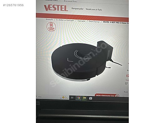 VESTEL ROBOT SÜPÜRGE sahibinden.comda - 1265761956