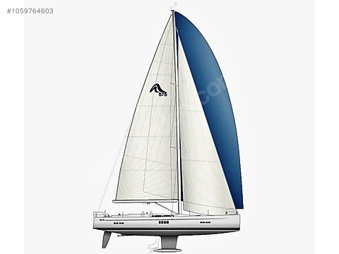 Hanse 575 orijinal Flok Yelken North Sails Marka Self Tacking ...