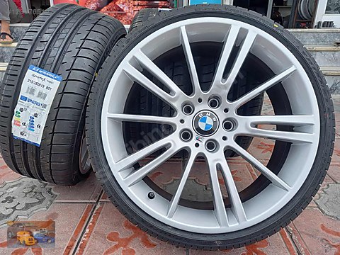 18 İNÇ 5X120 BMW STYLE 193 E90 E92 E93 SIFIR JANT LASTİK TAKASLI at ...