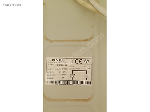 Vestel Bio Plus 18000 BTU Klima sahibinden.comda - 1266767966