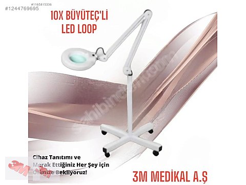LOOP 10X BÜYÜTECLİ+LED BEYAZ IŞIK AKROBAT MODEL İTHAL CE BELGELİ ...
