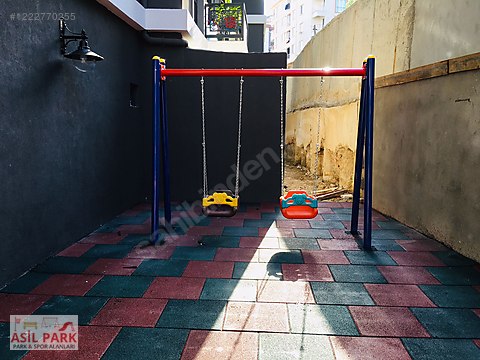 METAL İKİLİ SALINCAK *** ÜRETİCİ FİRMA OLAN ASİL PARK VE ZEMİN sahibinden.comda - 1222770255