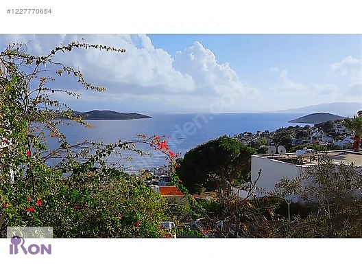 Bodrum Aktur'da 2 Büyük Balkondan Muhteşem Deniz Manzaralı Villa ...