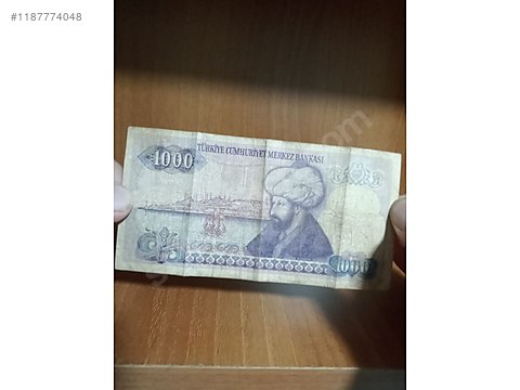 Cumhuriyet Dönemi / G serisi Eski Bin Türk Lirası sahibinden.comda ...