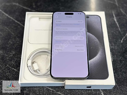 Apple / iPhone 15 Pro Max / TARHAN GSM ÜÇYOL-SIFIR GİBİ TERTEMİZ İPHONE ...
