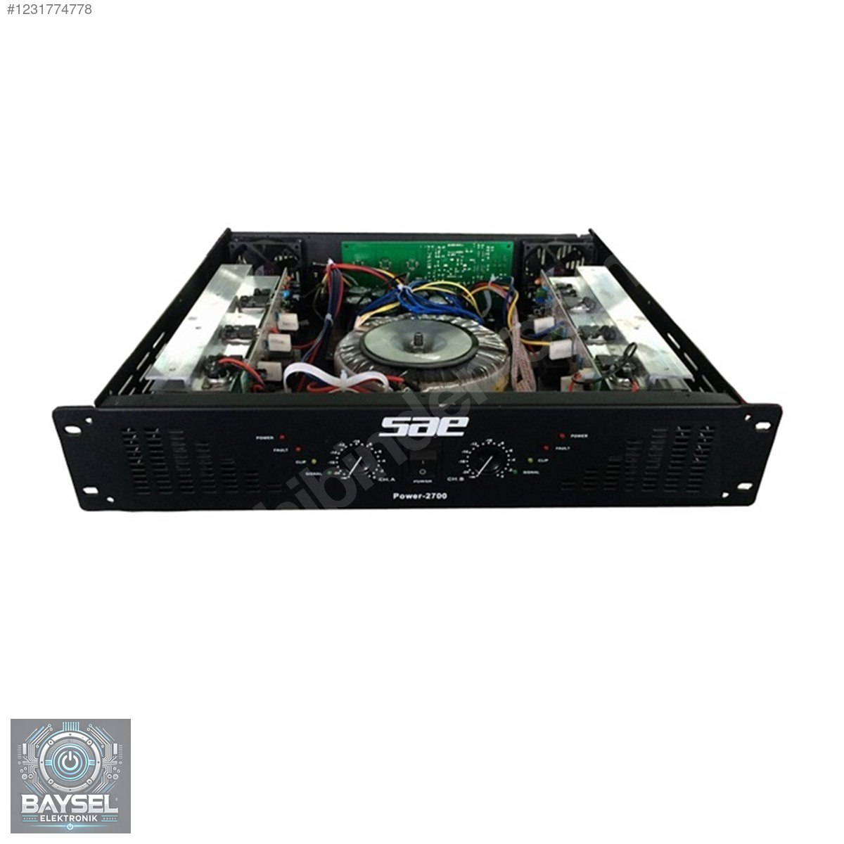Diğer Power Amfi - SAE-POWER 2500 AMPLIFIER - 1231774778