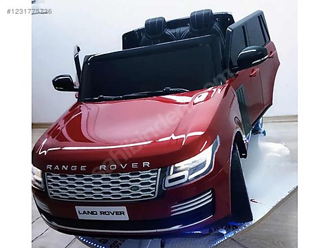 24 volt sıfır range rover mega boy eva tekerli akülü araba at ...