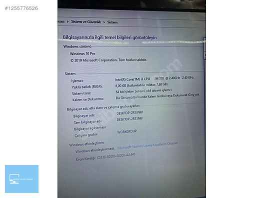 Acer pew71 i3-cpu m370 - İlan ve alışverişte ilk adres sahibinden.com ...