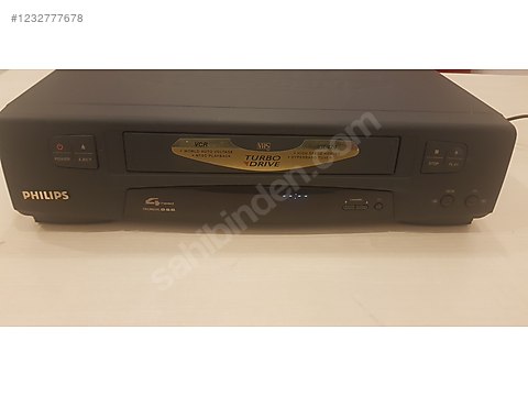 Philips / PHILIPS VHS VİDEO KASET RECORDER VCR VR 474 (KAYIT VE OYNATMA ...