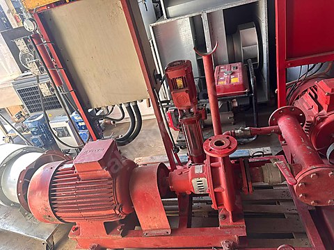 STANDART 30KW YANGIN POMPASI 30 METRE YÜKSEKLİĞE 52 TON SU - Türkiye ...