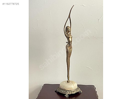 Bronz mum döküm mermer tabanli KADIN heykeli - Sahibinden Bronz El İşi & Sanat sahibinden.com'da ...