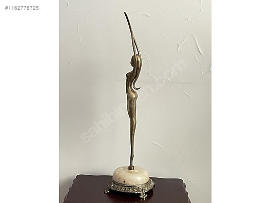 Bronz mum döküm mermer tabanli KADIN heykeli - Sahibinden Bronz El İşi & Sanat sahibinden.com'da ...