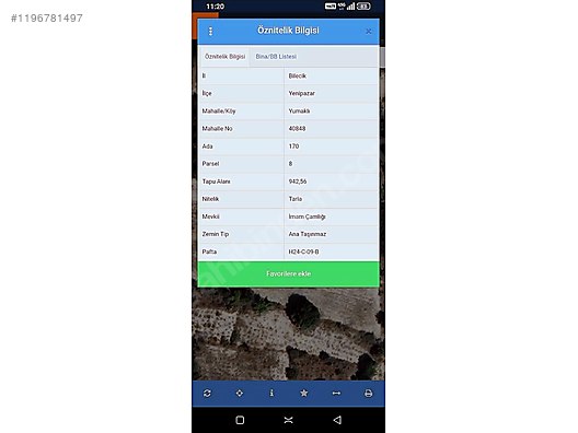 YUVAM'DAN YENİPAZAR YUMAKLI'DA YOLLU 942 M2 YATIRIMLIK ACİLL! - Satılık Arsa İlanları sahibinden ...