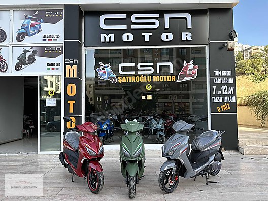 CSN Motor Kano 50 2025 Model Scooter / Maxi Scooter Motor Motosiklet ...