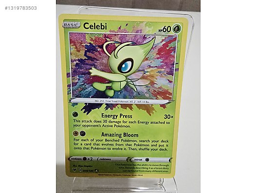 Celebi pokemon kart sahibinden.comda - 1319783503