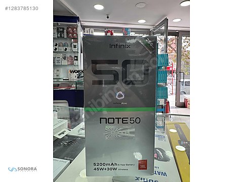 Infinix / Note 50 / İNFİNİX NOTE 50 8+8/256GB 5200MAH NFC F/P SIFIR ...