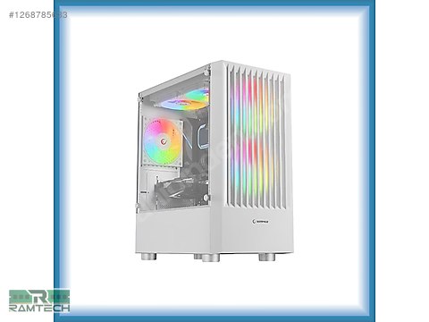 Rampage Lyra Gaming Kasa | 4x RGB Fan | Temperli Cam | ATX Uyuml - Kasa ...