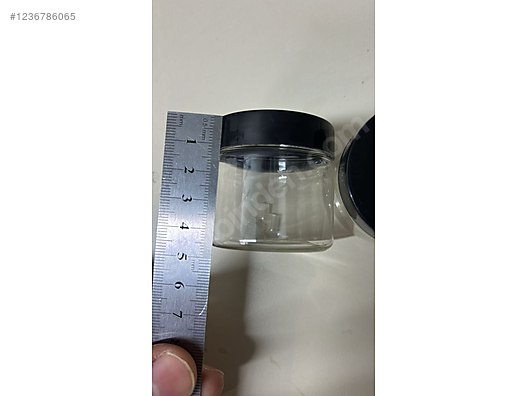 50 cc plastik kapaklı şeffaf oval kutu kap boncuk kabı sim kabı at ...