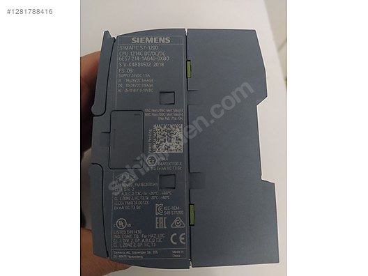 SİEMENS PLC 1214 1AG40 DCDCDC VE CİKİS MODÜLÜ - Siemens Programlayıcı ...