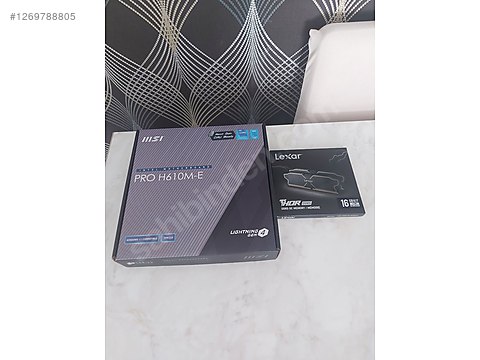 İ3 12100F DDR5 H610 MSİ 16 GB 6000 MHZ DDR5 - İşlemci ve Tüm Masaüstü ...
