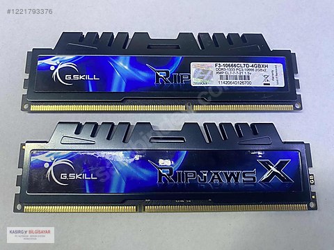 G.SKILL Ripjaws X Series 4GB (2GBx2) F3-10666CL7D-4GBXH Kit Ram - RAM ...