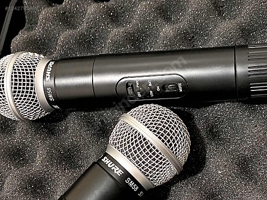 Shure SM58 mikrofon - Shure Ut4 wireless alıcı laptop takas olur ...