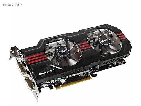 GTX560 Ti DirectCU II GDDR5 1GB 256Bit Nvidia DX11 Ekran Kartı - Asus Ekran Kartı İlanları ...