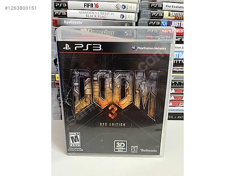 DOOM 3 Ps3 temiz sorunsuz koleksiyona uygun sahibinden.comda - 1263800151