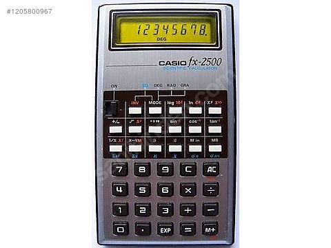 Casio Fx-2500 Antika Bilimsel Hesap Makinesi Koleksiyonluk at sahibinden.com - 1205800967