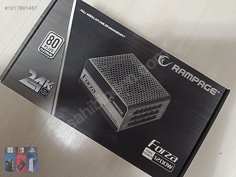 Rampage FORZA FTX-1200 GÜÇ KAYNAĞI 1200w Full Modüler - Güç Kaynağı ve ...