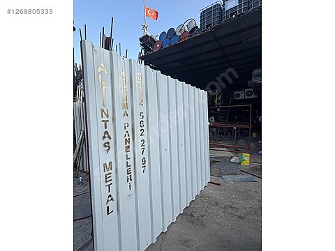 TRAPEZ SAC ŞANTİYE ALANI KAPATMA PANELLERİ at sahibinden.com - 1269805333