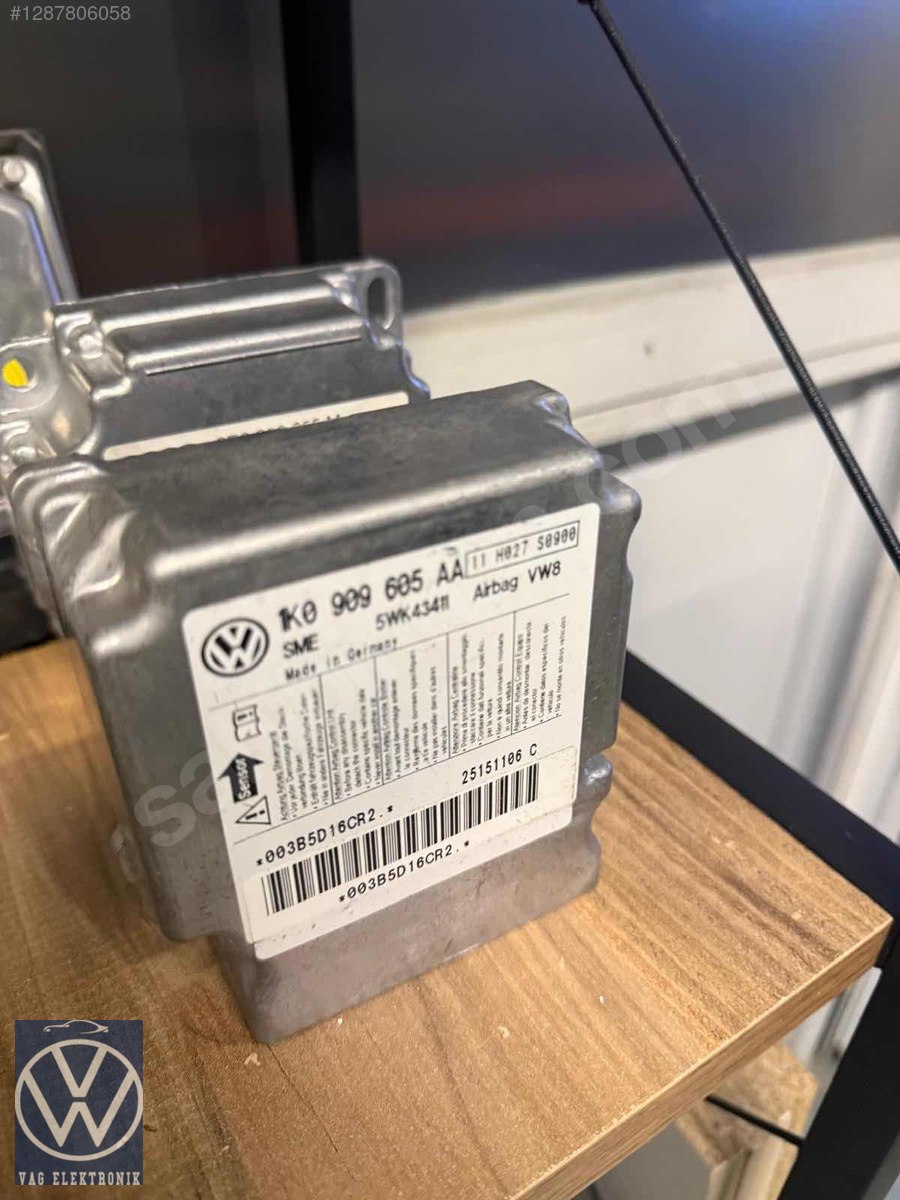 Otomobil & Arazi Aracı / Elektrik / 1K0 909 605AA AIRBAG BEYNİ ...