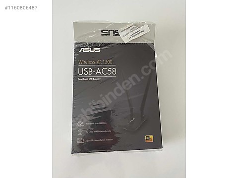 Asus USB-AC58 1300 Mbps Kablosuz Ağ Adaptörü - Ağ Adaptörü ilanları ...
